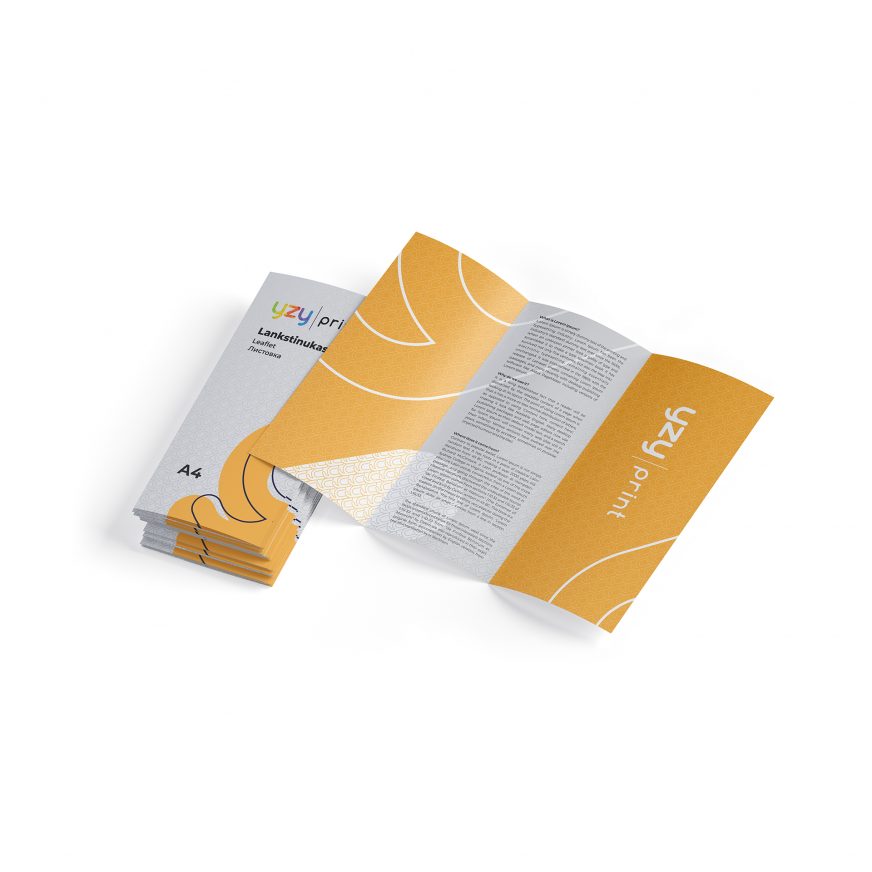 Lankstinuku Gamyba ir Maketavimas | Kainos - YZYPrint.lt